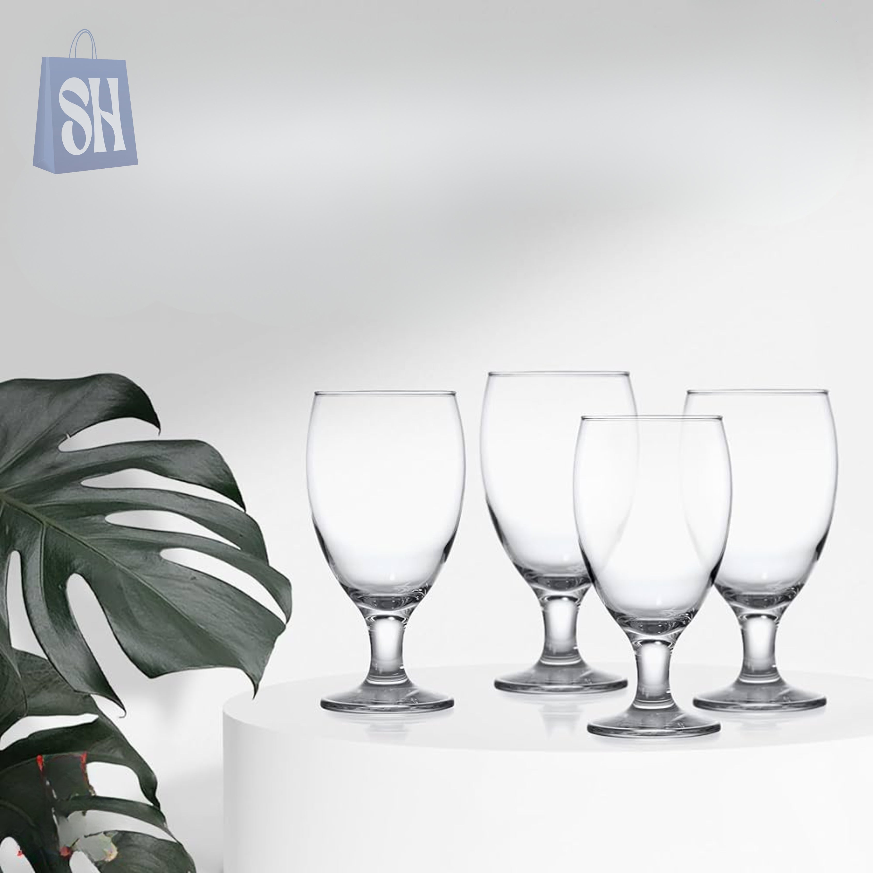 Clear Glass Goblet – Everyday Elegance & Practical Use – SH