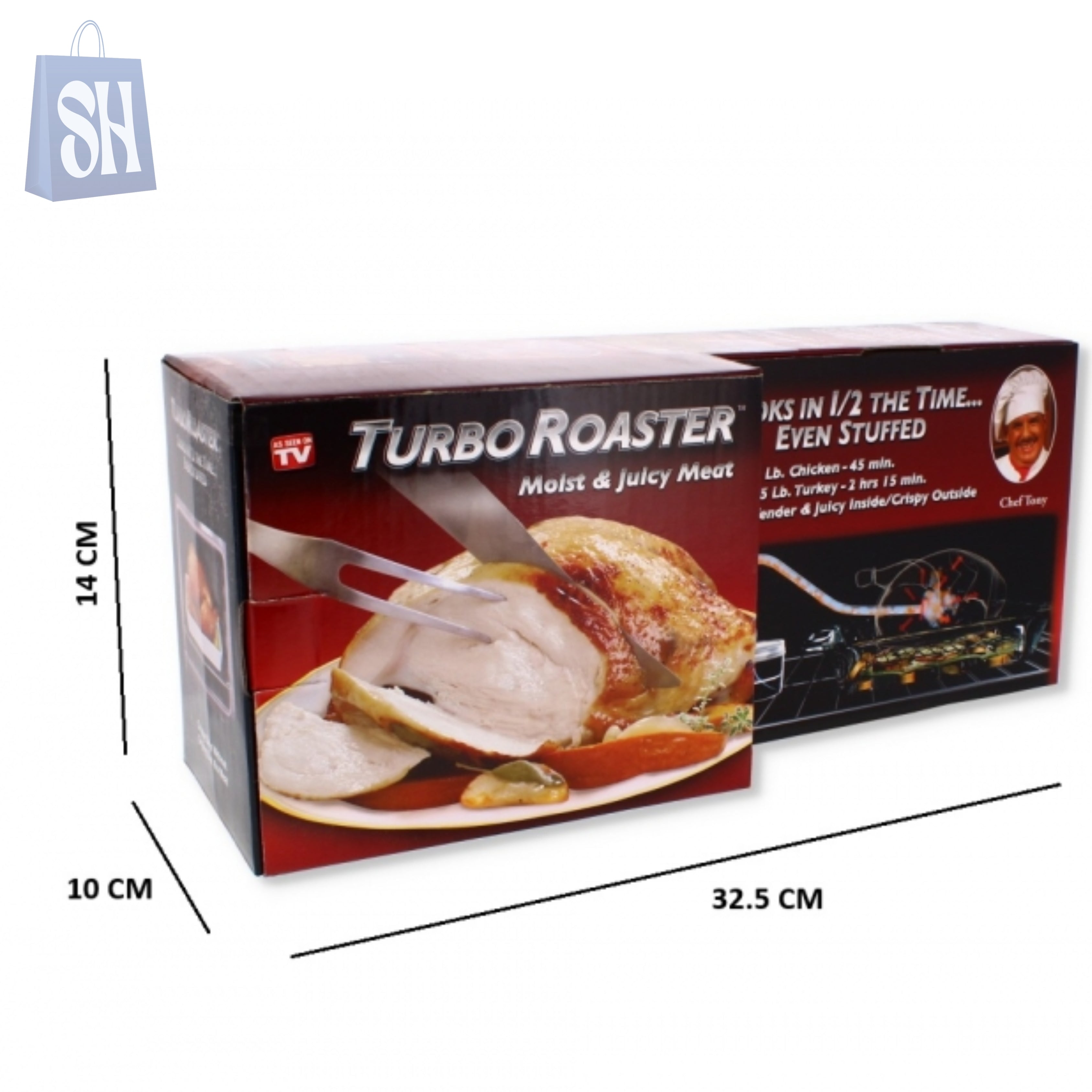 Turbo Roaster – Roast Chicken & Turkey Faster with Juicy Results – SH
