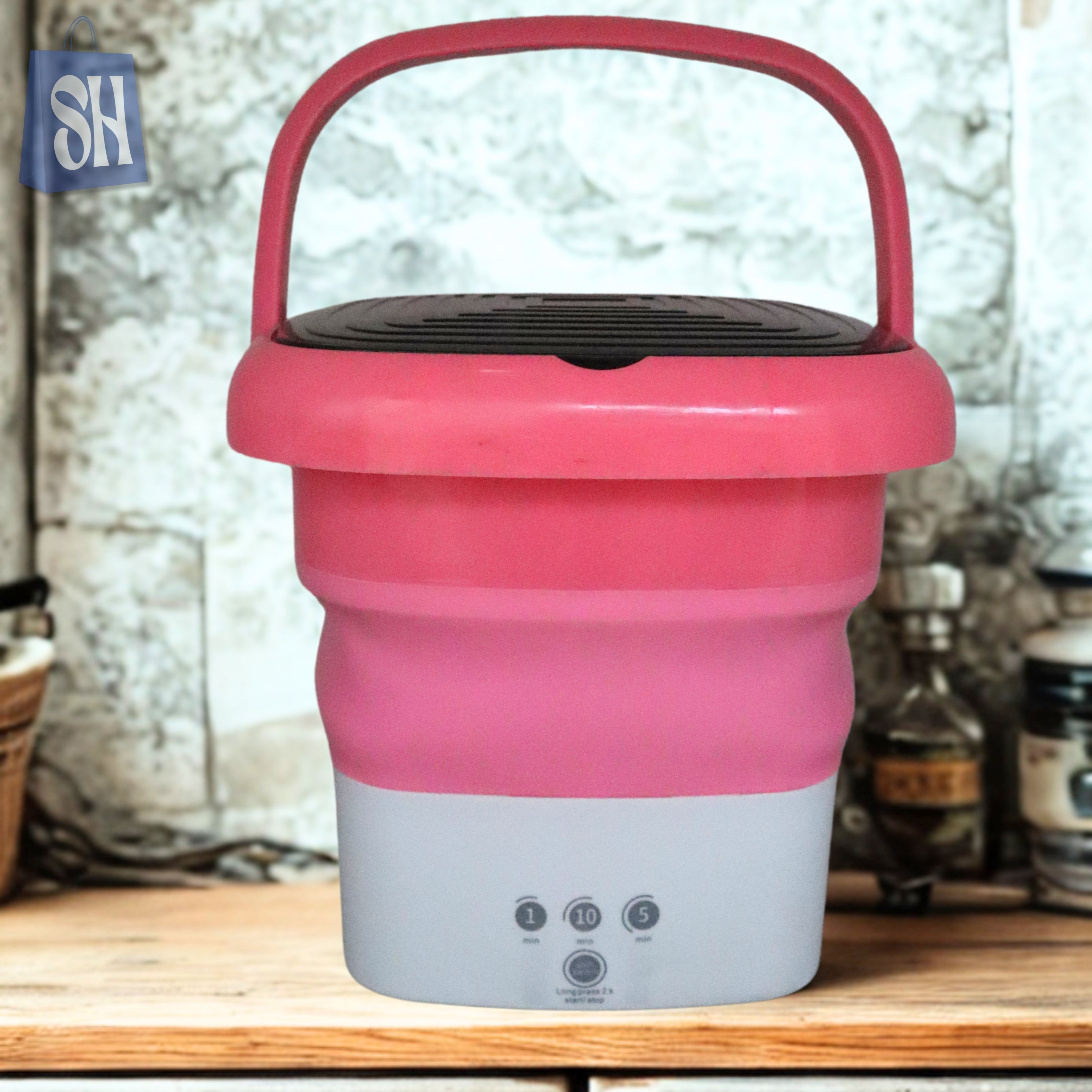 Foldable Mini Electric Washing Machine – SH