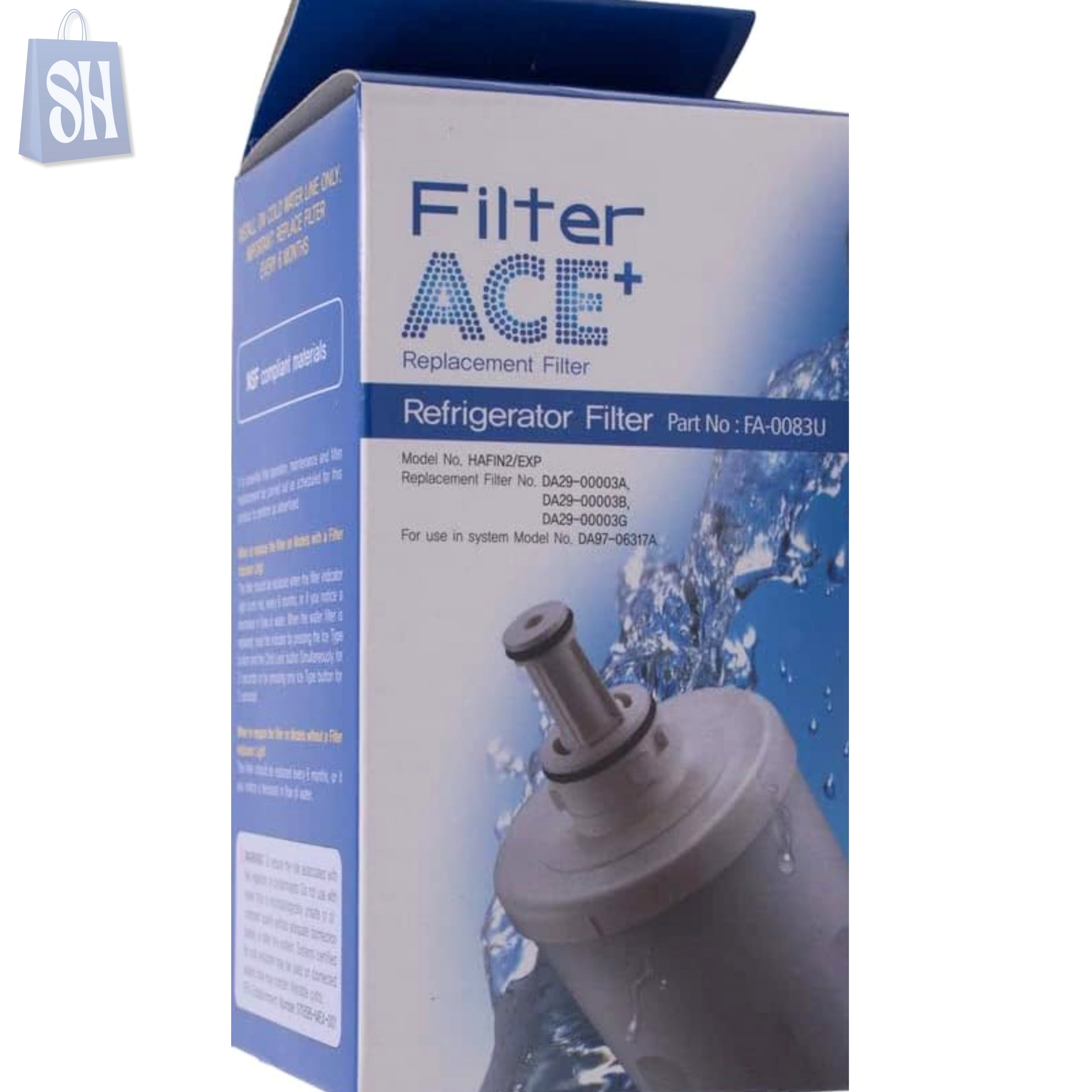 Filter ACE+ Replacement Refrigerator Water Filter – FA-0083U – SH
